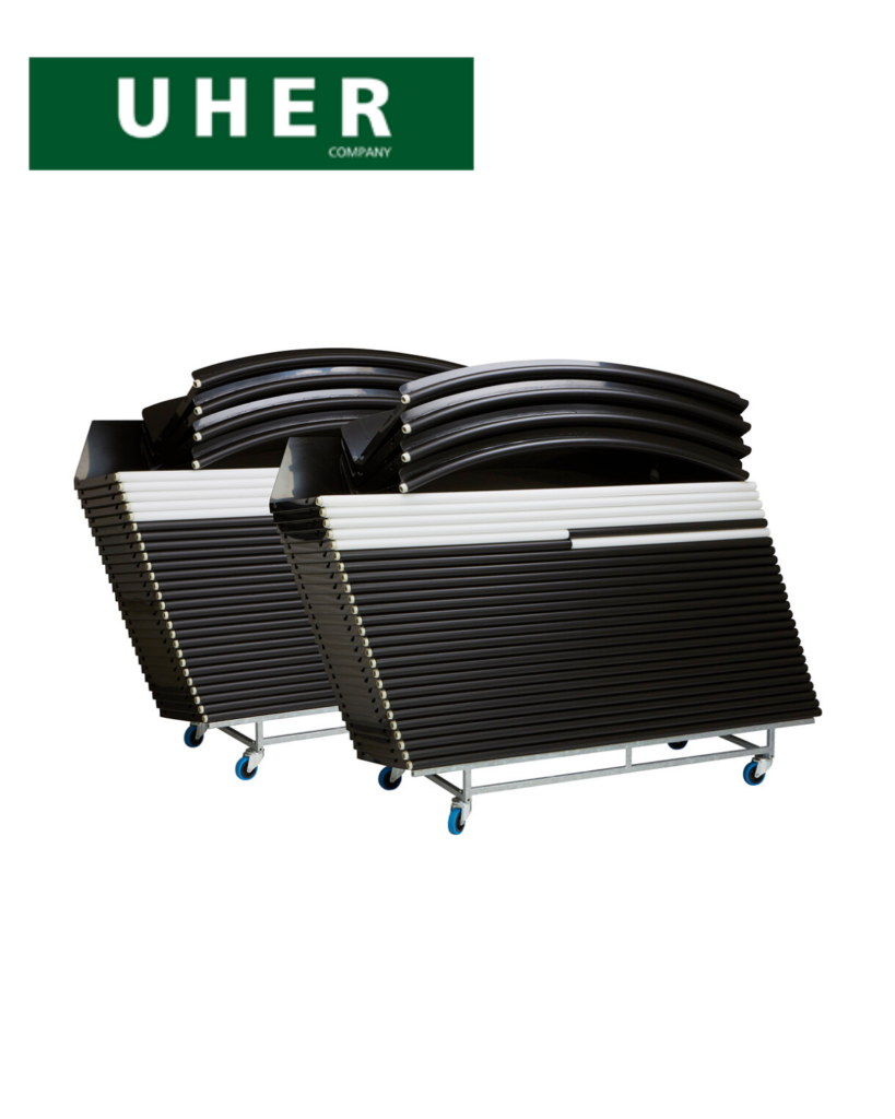 UHER Floorball rink big field (20m x 40m), black, IFF-certified ...
